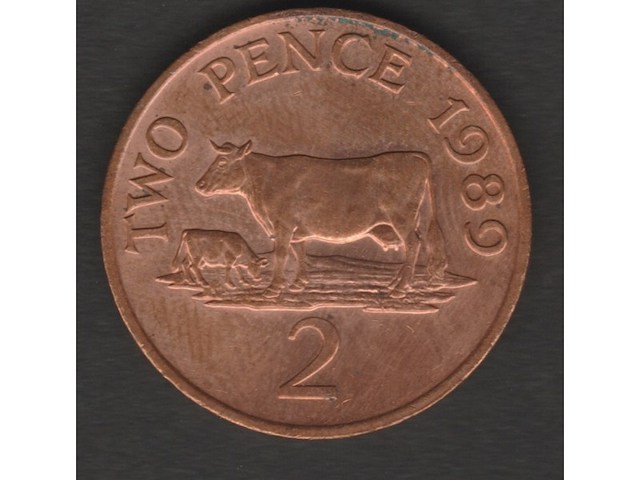 2 Pence (FAO) - 1989 - Guernsey