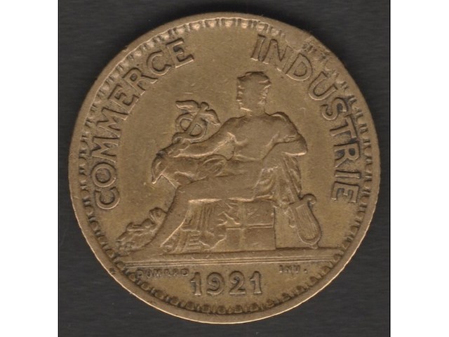 1 Franc, Franak - 1921 - Francuska