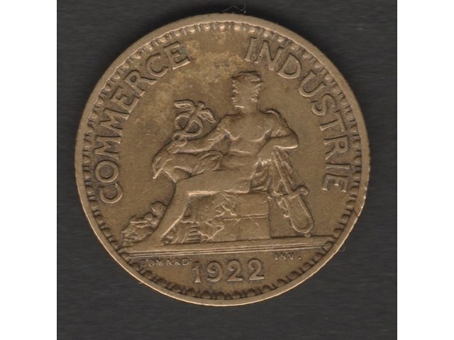 1 Franc, Franak - 1922 - Francuska