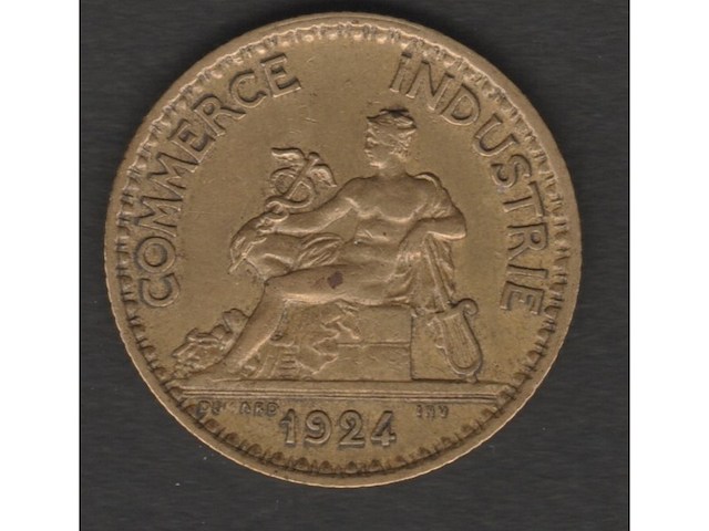 1 Franc, Franak - 1924 - Francuska