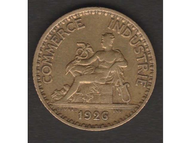 1 Franc, Franak - 1926 - Francuska