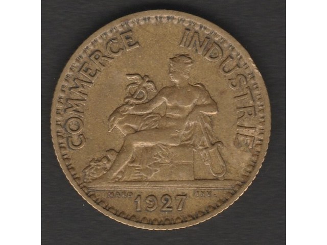 1 Franc, Franak - 1927 - Francuska