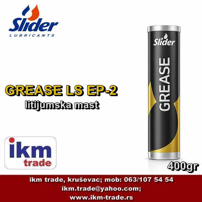 SLIDER LS-2 EP litijumska mast NLGI 2 – eurokartuš 400gr