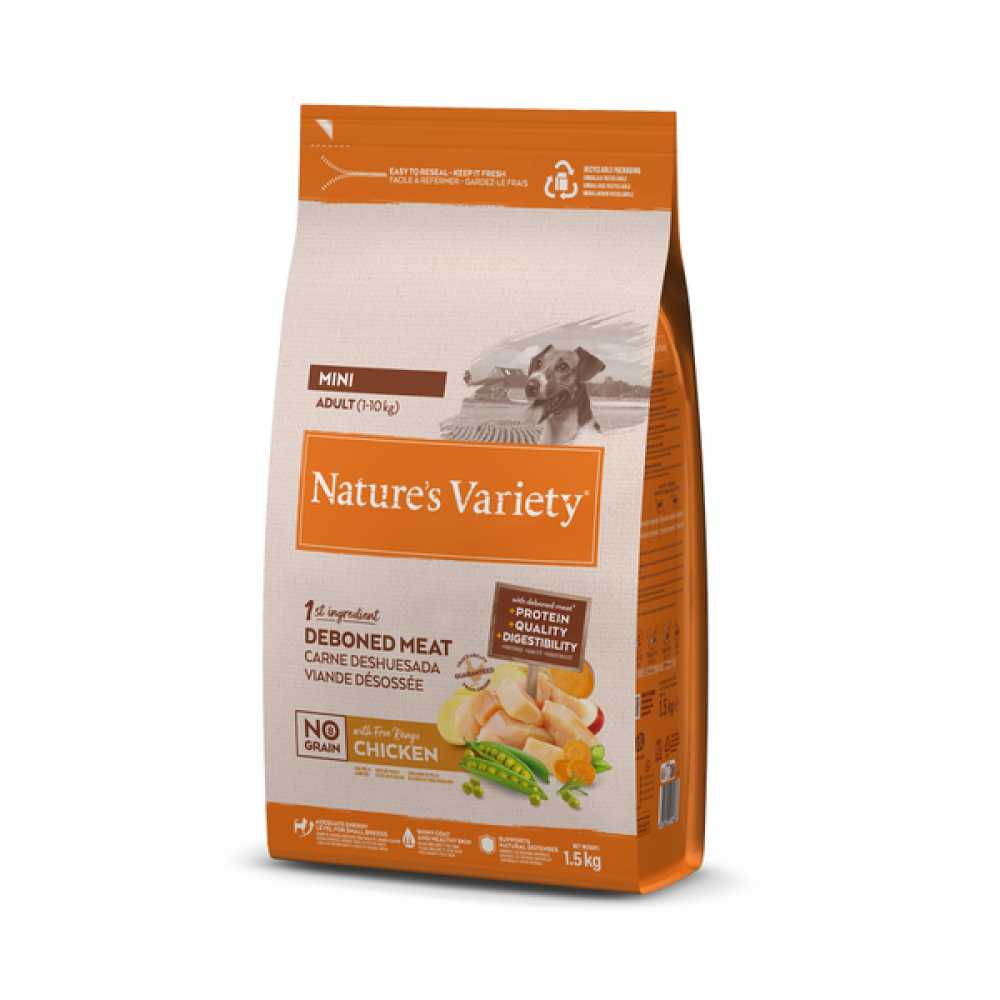Nature's Variety hrana za pse No Grain Mini Adult - Chicken 7kg