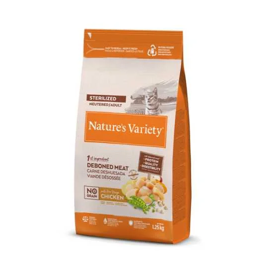Nature's Variety hrana za mačke No Grain Sterilised - Chicken 1.25kg