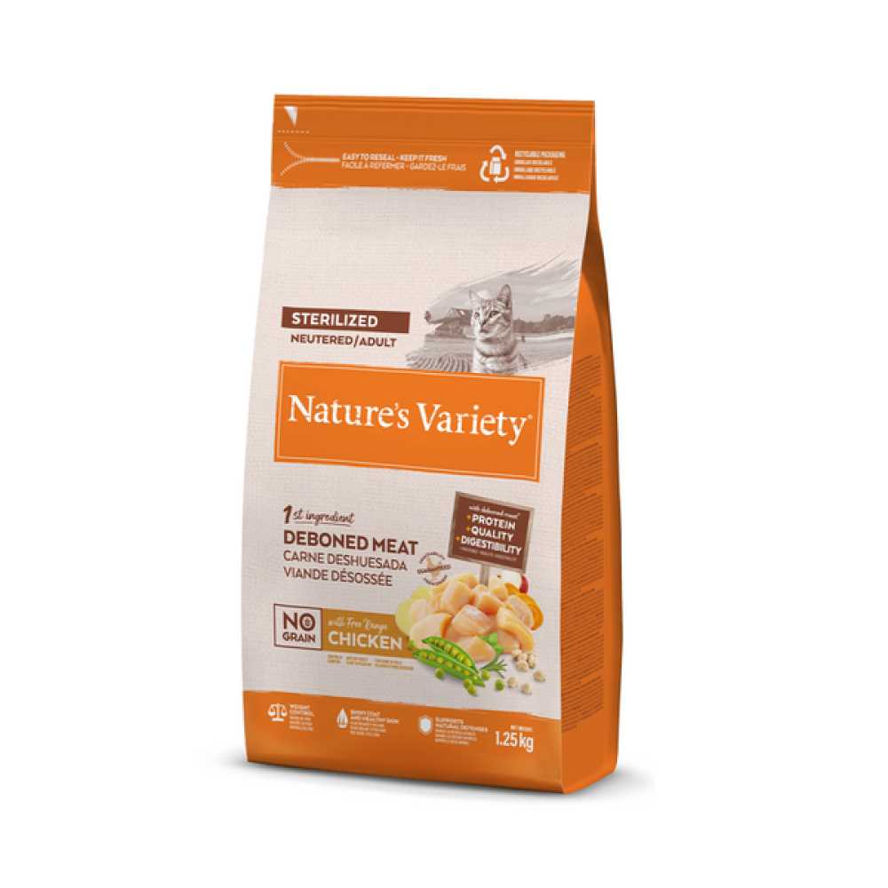 Nature's Variety hrana za mačke No Grain Sterilised - Chicken 7kg
