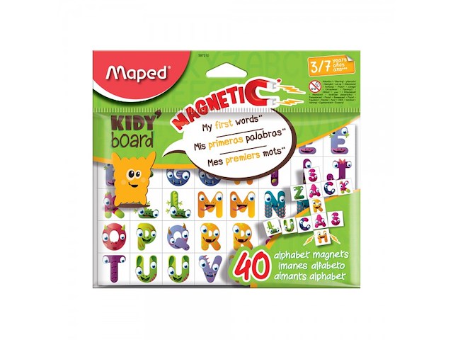 MAGNETI MAPED M587310 KIDY BOARD SLOVA