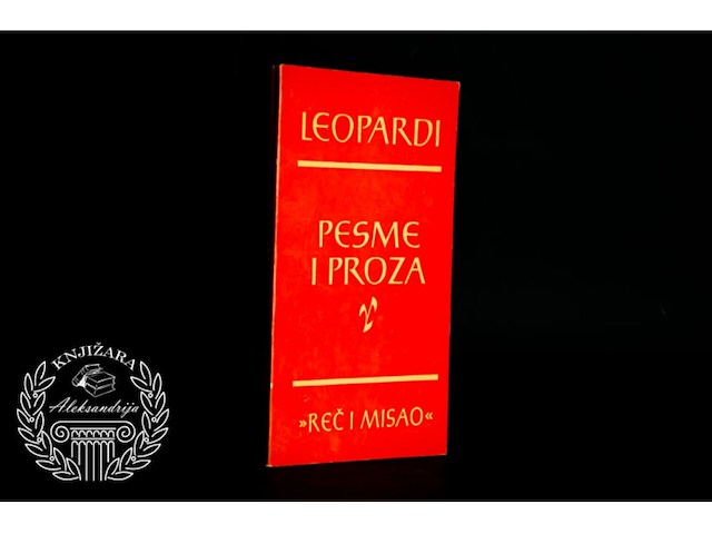 PESME I PROZA - Đakomo Leopardi