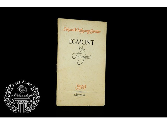 EGMONT - Johan Volfgang Gete