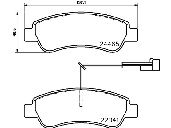 Disk pločice zadnje *12504360*