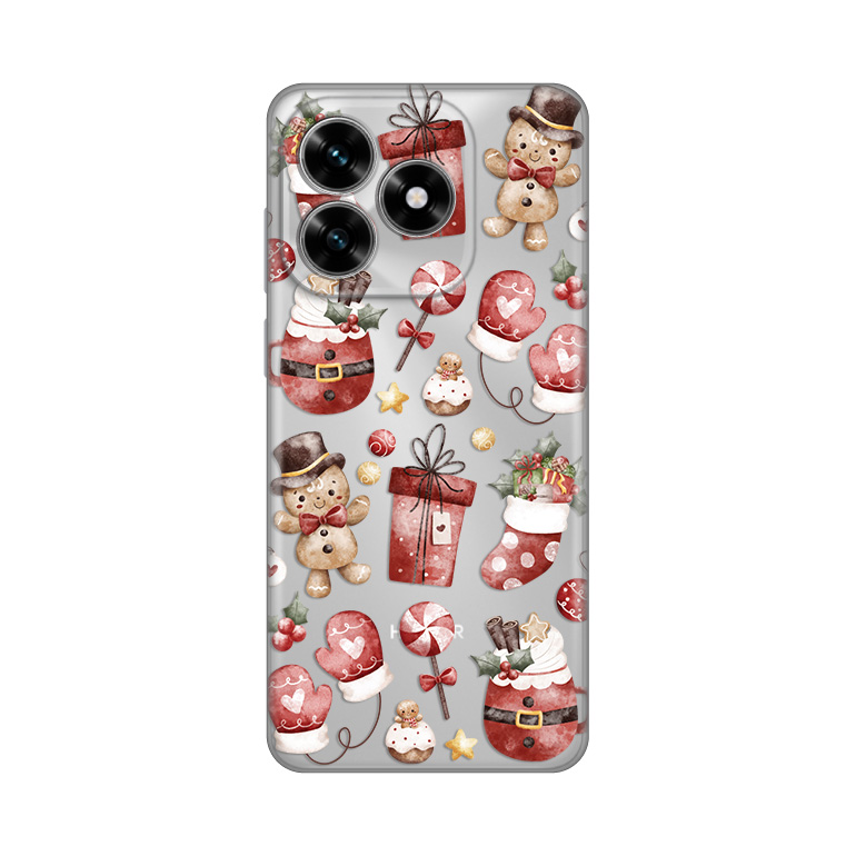 Zastitna ultra tanka (skin) maska / futrola PRINT - Huawei Honor X5c Plus Cozy Christmas