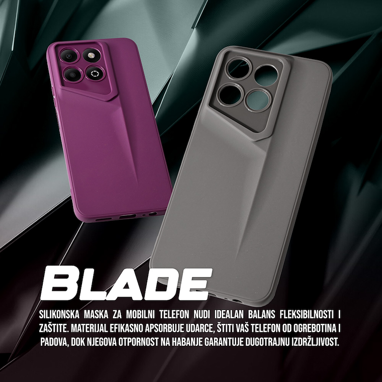 Zastitna maska (futrola) Blade - Honor X7d 4G/400 Smart 5G siva