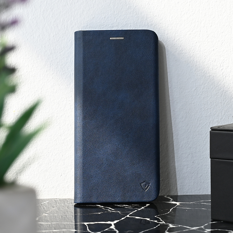 Zastitna maska (futrola) Teracell Elegant Flip - Honor X7d 4G/400 Smart 5G tamno plava