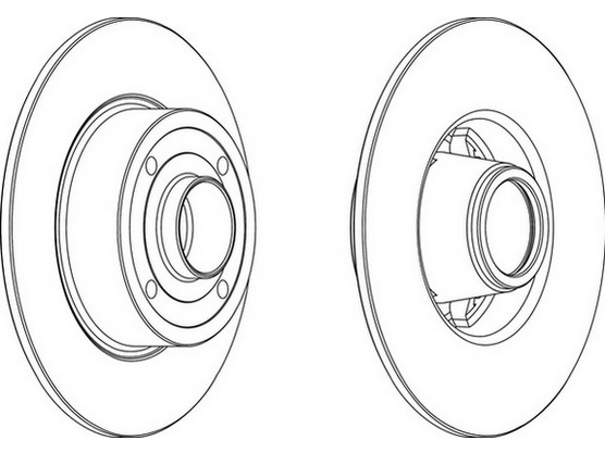 Disk točka zadnji bez ležaja *11804134*