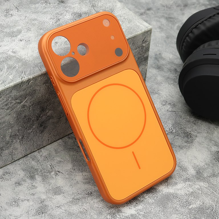 Zastitna maska (futrola) DEFINE MagSafe - iPhone 16 (6.1) narandzasta (MS)