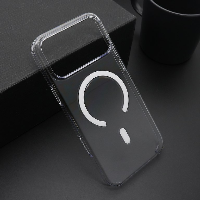 Zastitna maska (futrola) AMBER CLEAR MagSafe - iPhone 17 Pro Max (6.9) providna (MS)