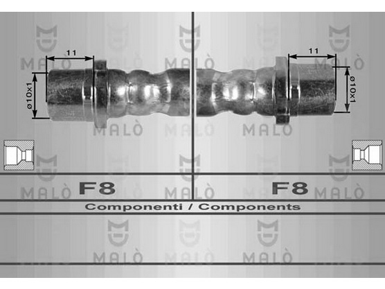 Crevo kočiono zadnje *11604310*