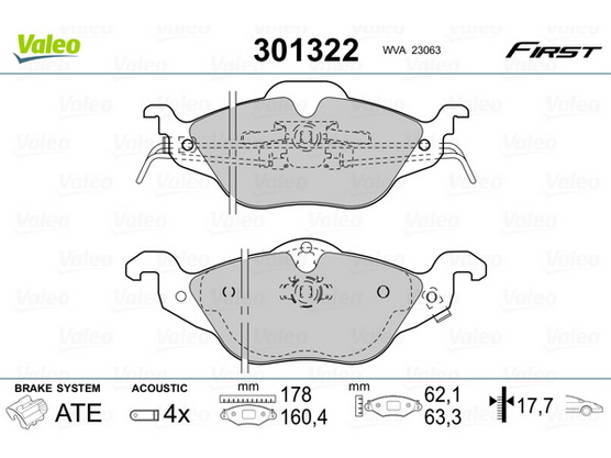 Disk pločice prednje *11604129*
