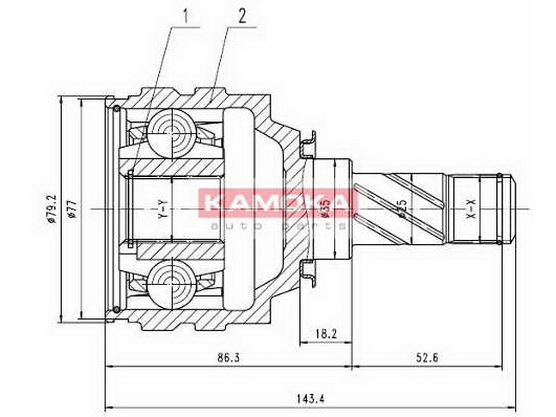 Zglob homokinetički (do menjača) *11604312*
