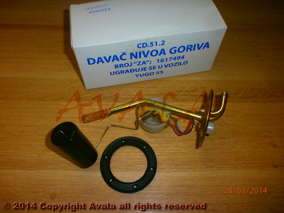 Plovak rezervoara goriva *10404423*