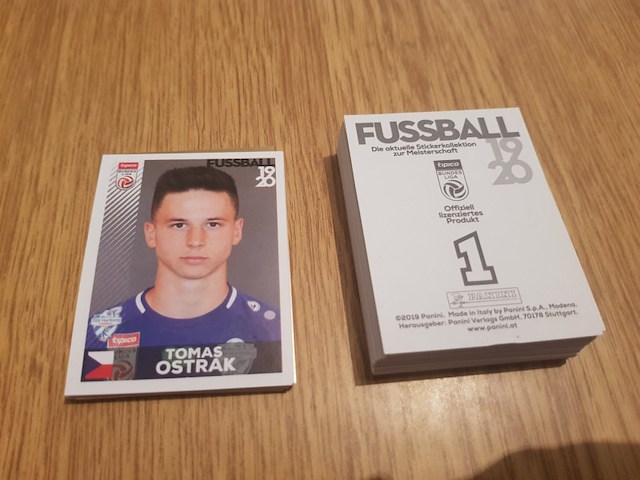 Slicice Austria Fussball 2019 2020 (Panini)