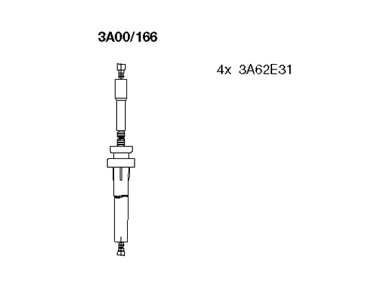 Kablovi za svećice silikonski *16001018*