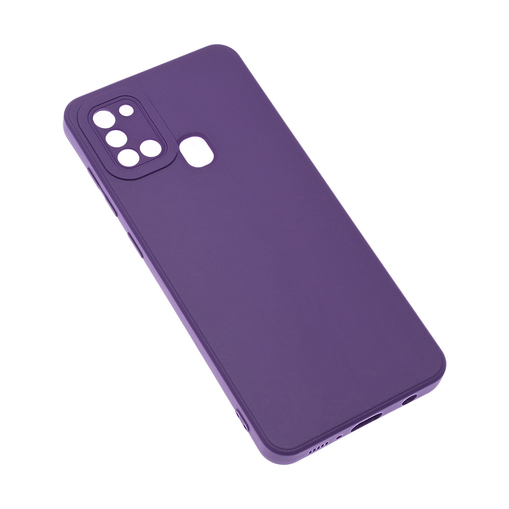 Zastitna maska (futrola) Teracell Giulietta - Samsung A217F Galaxy A21s mat tamno ljubicasta