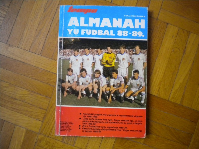 tempo YU FUDBAL ALMANAH 88-89