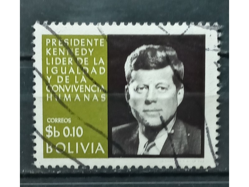 BOLIVIJA 1968 - 5g. OD SMRTI KENEDIJA
