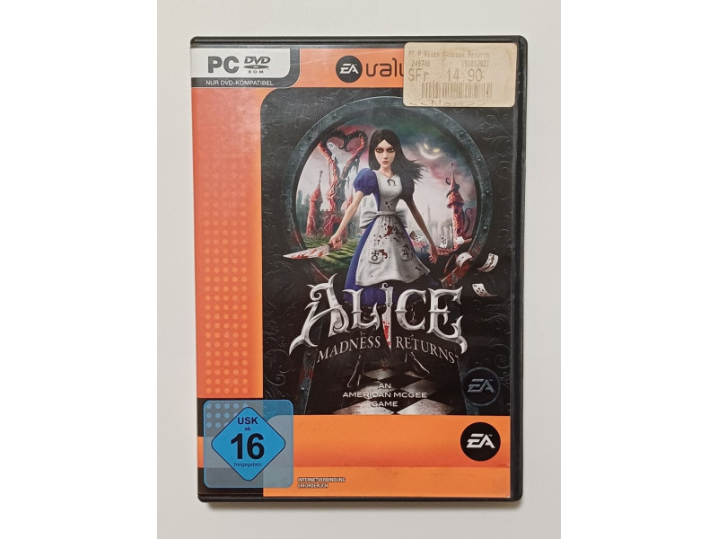 Alice Madness Returns PC Igrica