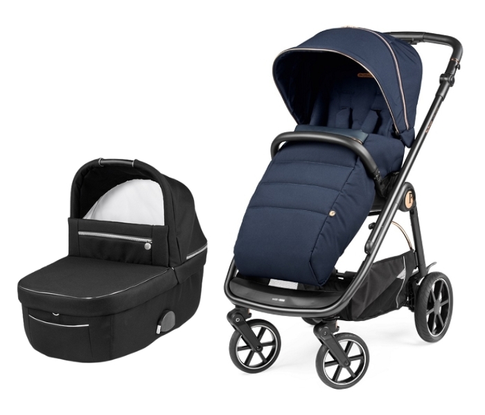 PEG PEREGO KOLICA VELOCE 2U1 - BLUE SHINE (KOLICA+KORPA ZA NOVORODJENCE)