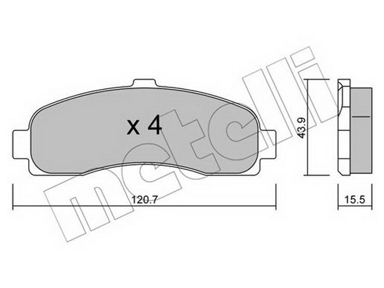 Disk pločice prednje *14204157*