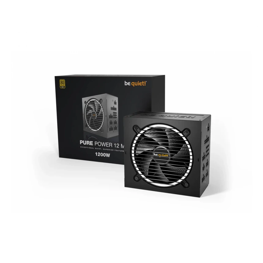 Napajanje Be Quiet Pure Power 12 M 1200W BN346 Gold Modularno ATX3.0