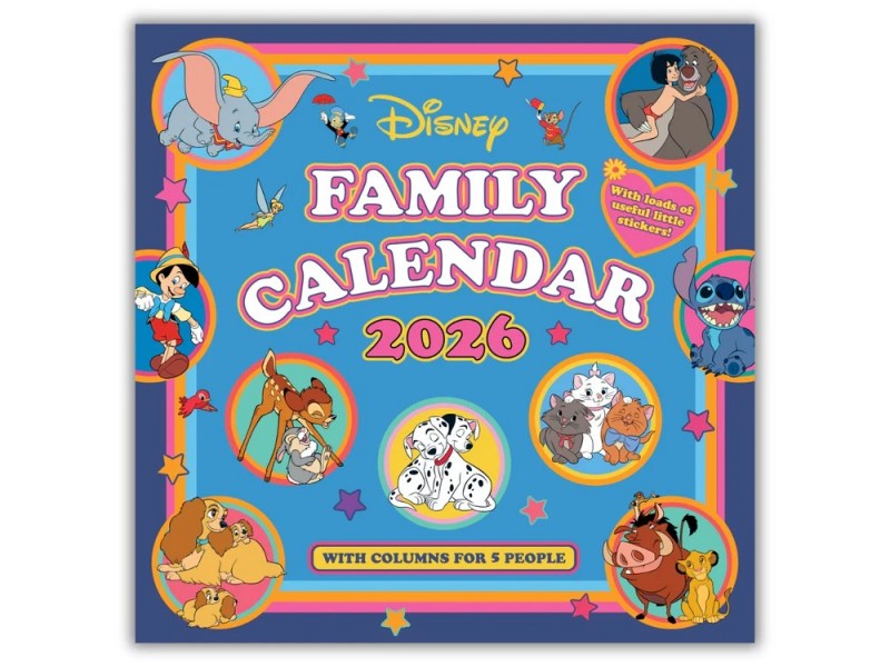 Disney Family Calendar 2026 NOVO