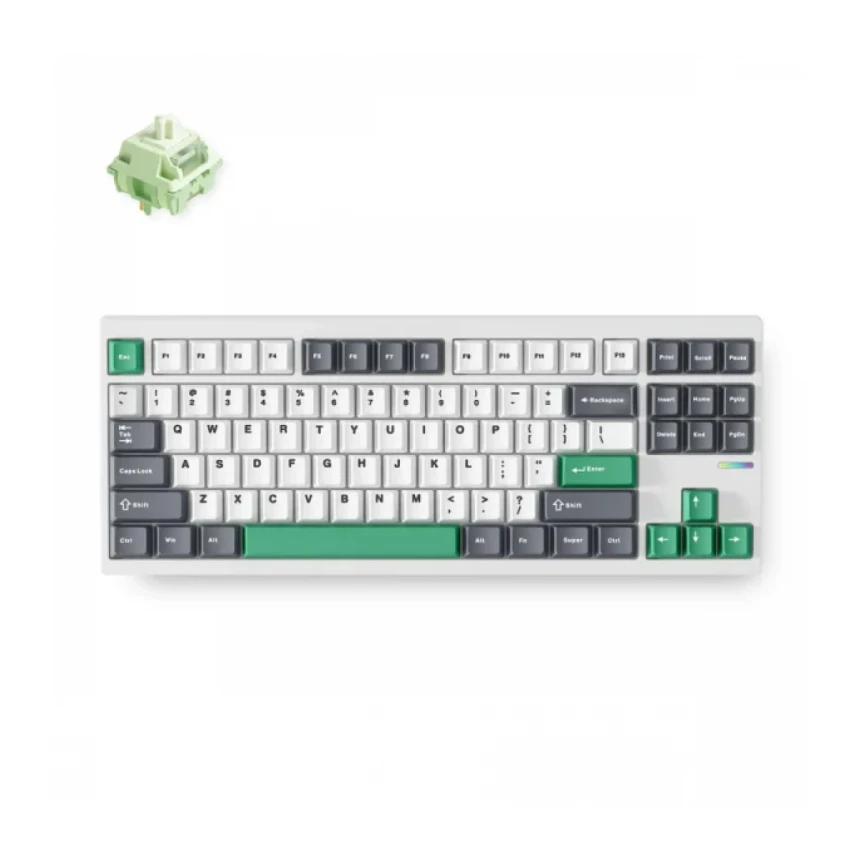 Gaming tastatura MCHOSE GX87 Lite Mehanička white nano spraying
