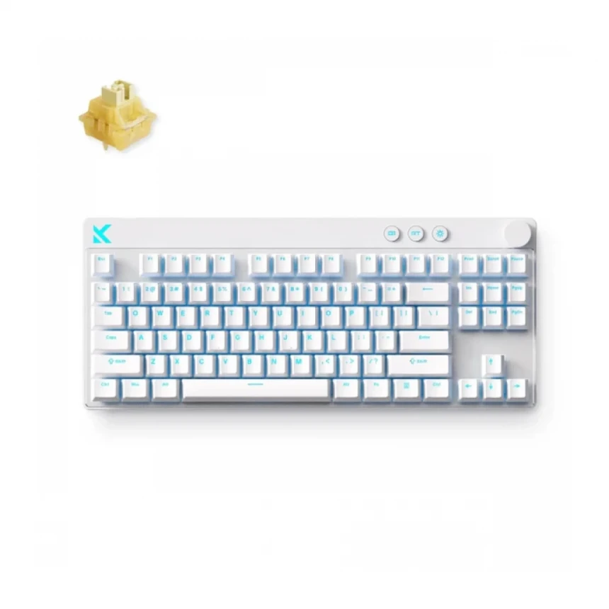 Gaming tastatura MCHOSE Mix 87 Hall Effect Magnetic Switch white
