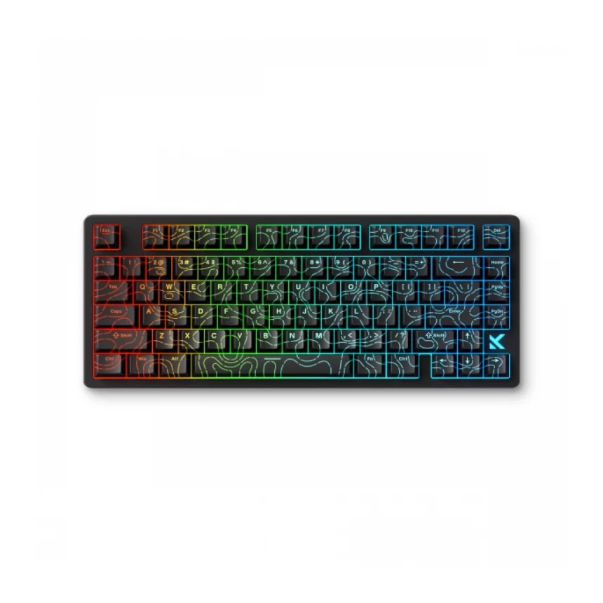 Gaming tastatura MCHOSE Jet 75 Hall Effect Magnetic Switch black topographic