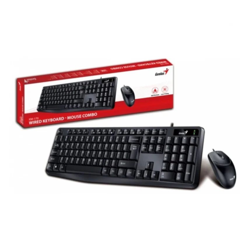 Tastatura+miš USB Genius KM-170 US