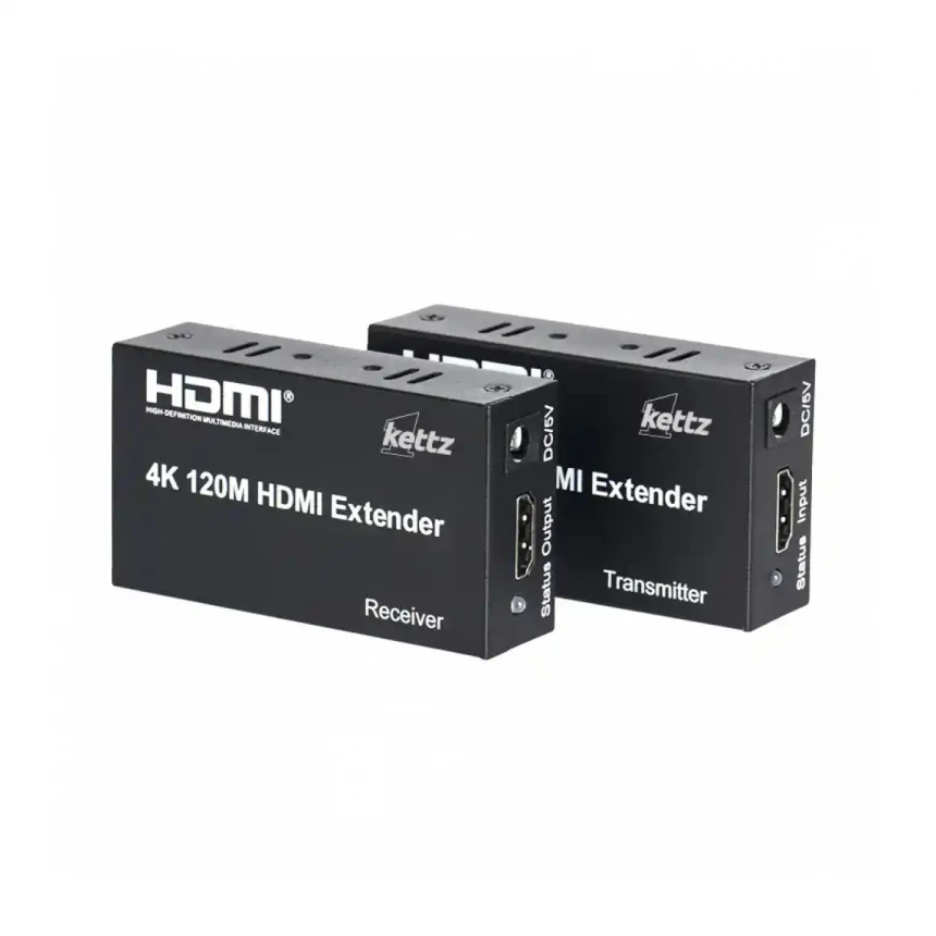 Extender HDMI-UTP do 120m HEX-K1220 4K 30Hz Kettz