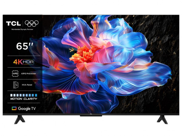 TCL Televizor 65V6C LED 65 inch 4K UHD 60Hz Google TV crna