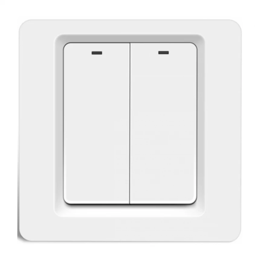 ZIGBEE-SWITCH-DS102 Gembird RSH Tuya WiFi Pametni kucni prekidac sa 2tastera EU Standard