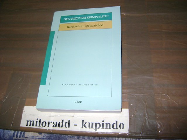 Organizovani kriminalitet Milo Bošković