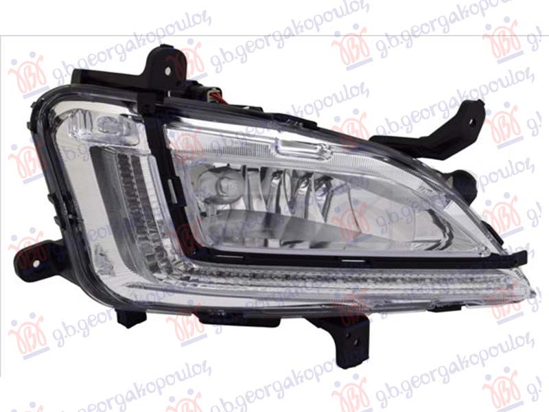 MAGLENKA (H8) SA LED DNEVNIM SVETOM) (CESKA) (TYC) Desna str. HYUNDAI TUCSON II (TL) (2018-2020) (OEM: 92202-D7600, 92202D7600)