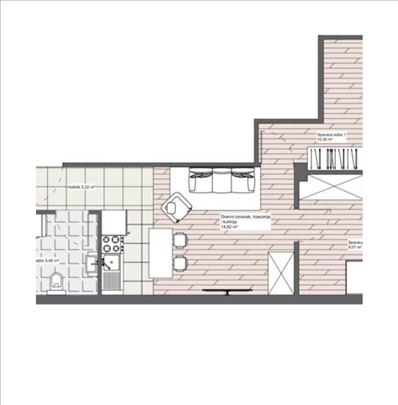 Mirijevo III Novogradnja 40m2 2.0soba