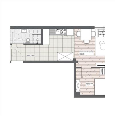 Mirijevo III Novogradnja 41m2 1.5soba