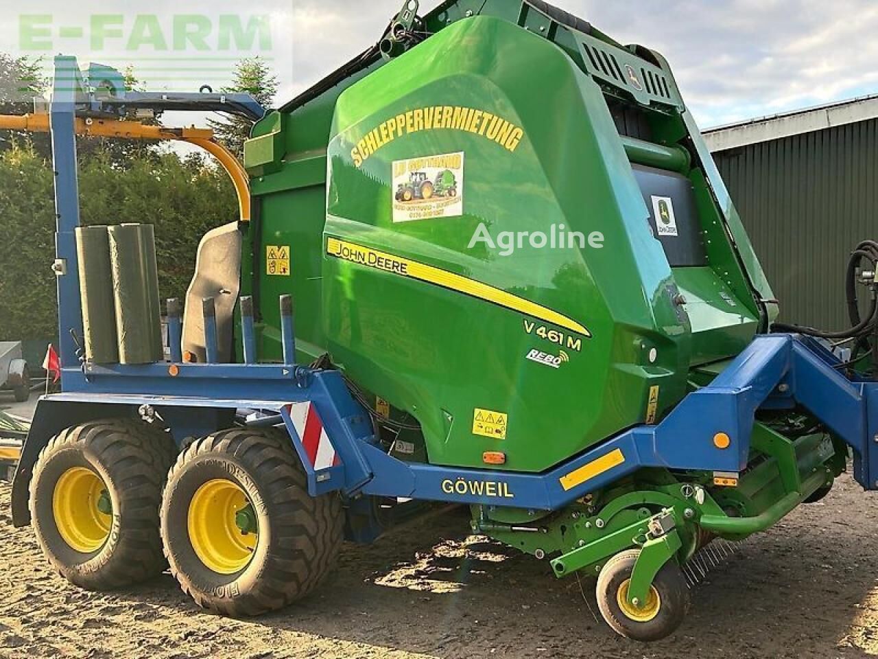 John Deere v461m mit göweil g5040 balirka za četvrtaste bale