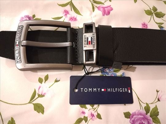 Nov muski kozni markirani kais Tommy Hilfiger Novo