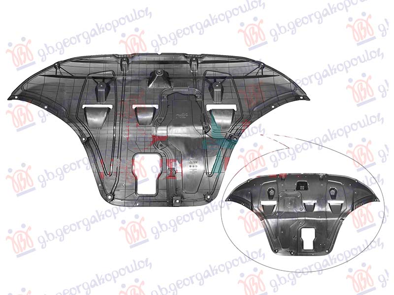 ZASTITA MOTORA PLASTICNA HIBRID KIA SPORTAGE (2022-) (OEM: 29110-P1000, 29110P1000)