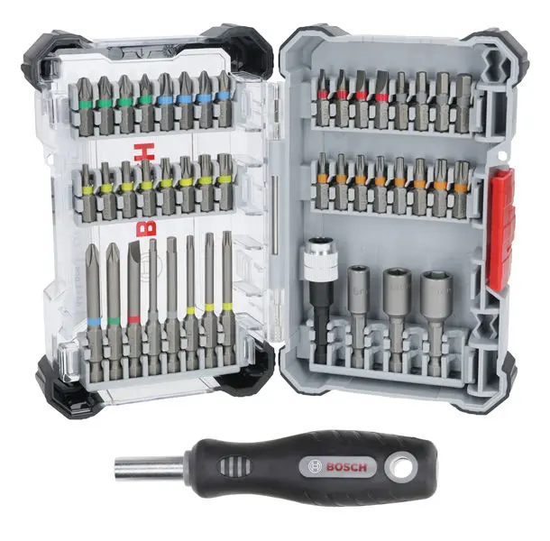 Bosch Set bitova i drška ExtraHard 2607017733, 45 komada