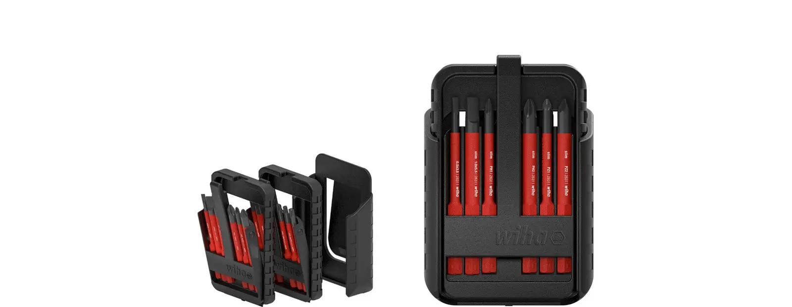 WIHA Električarski set bitova 43162 slimBit Slotted Phillips Pozidriv PlusMinus / Pozidriv Torx
